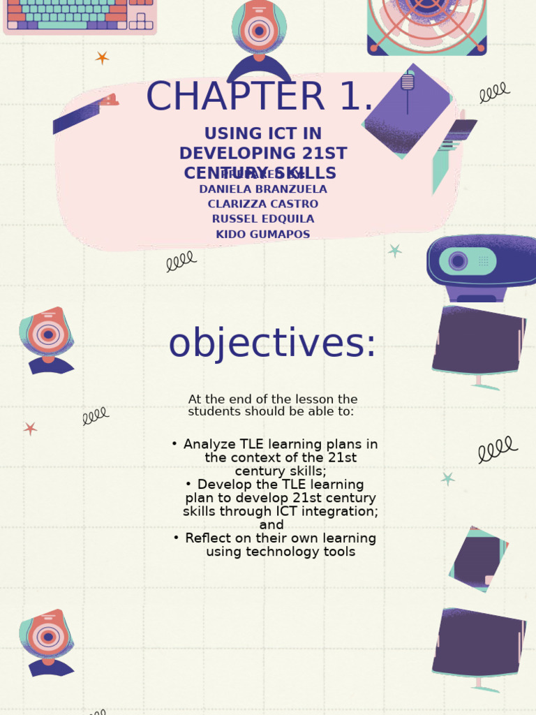 Purple and Green Modern ICT Computer Parts Classroom Quiz | PDF ...