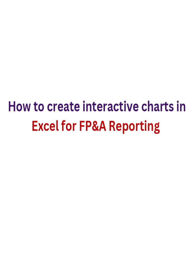 How to Create Interactive Charts in Excel 1684175004 | PDF