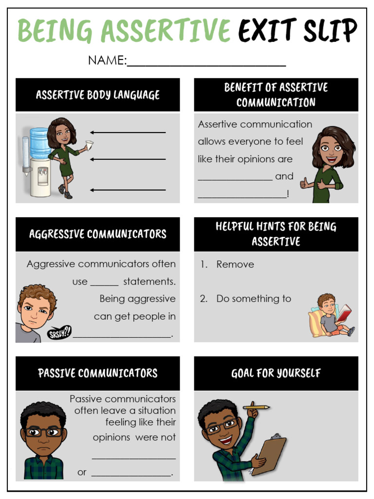 Communication Skills Worksheet | PDF