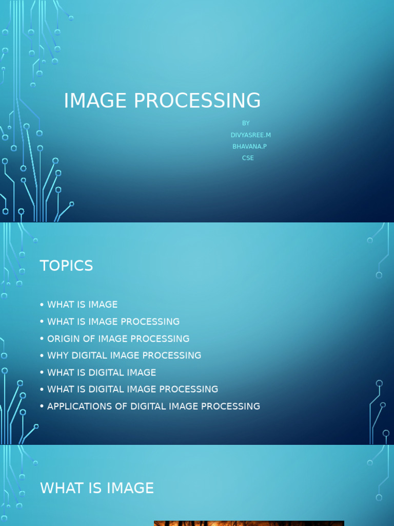 Image Processing | PDF