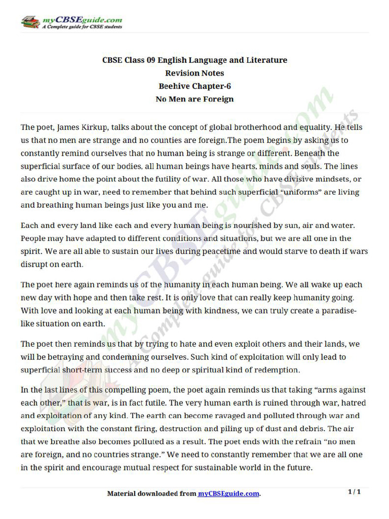 9 Ell Beehive Revision Ch12 | PDF