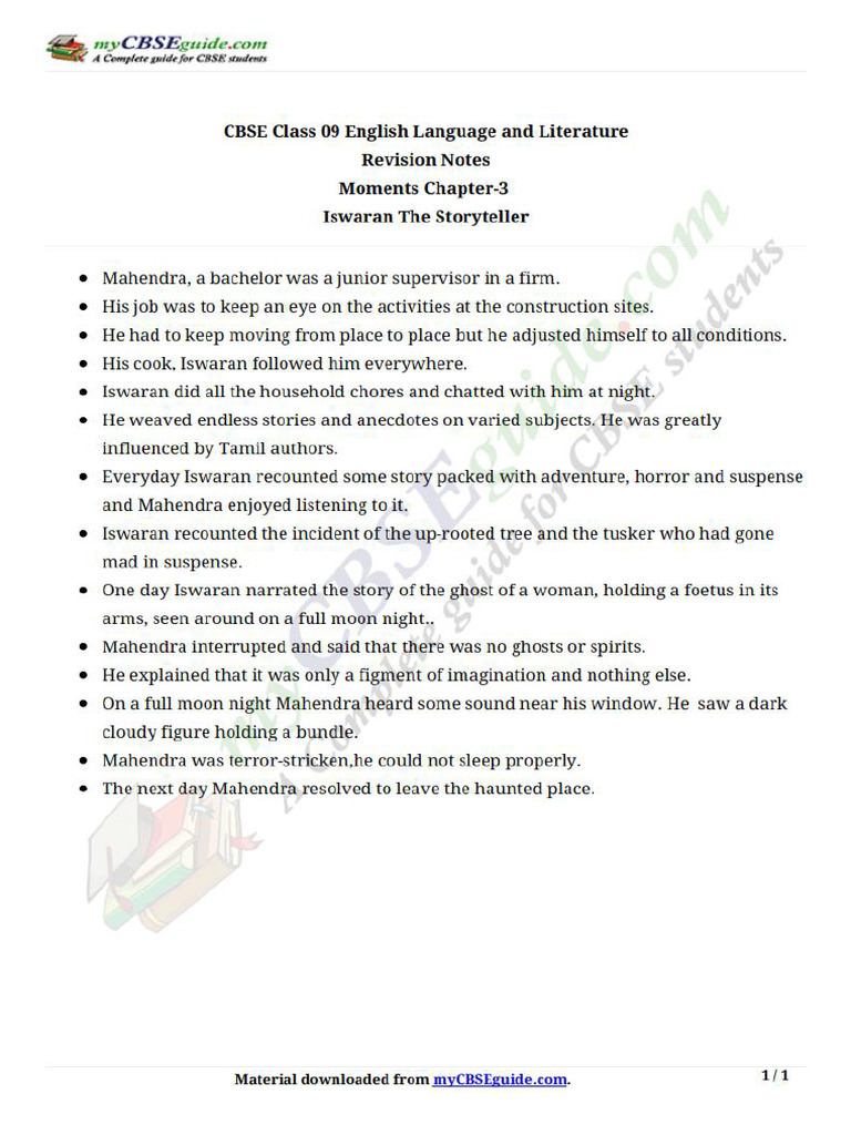 9 Ell Mom Revision ch23 | PDF