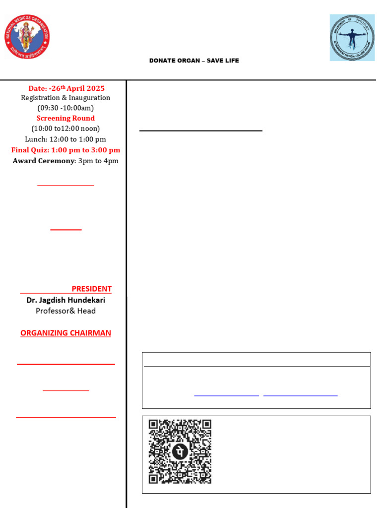 National level quiz Invitation Batch 2024-25 | PDF | Multiple Choice ...