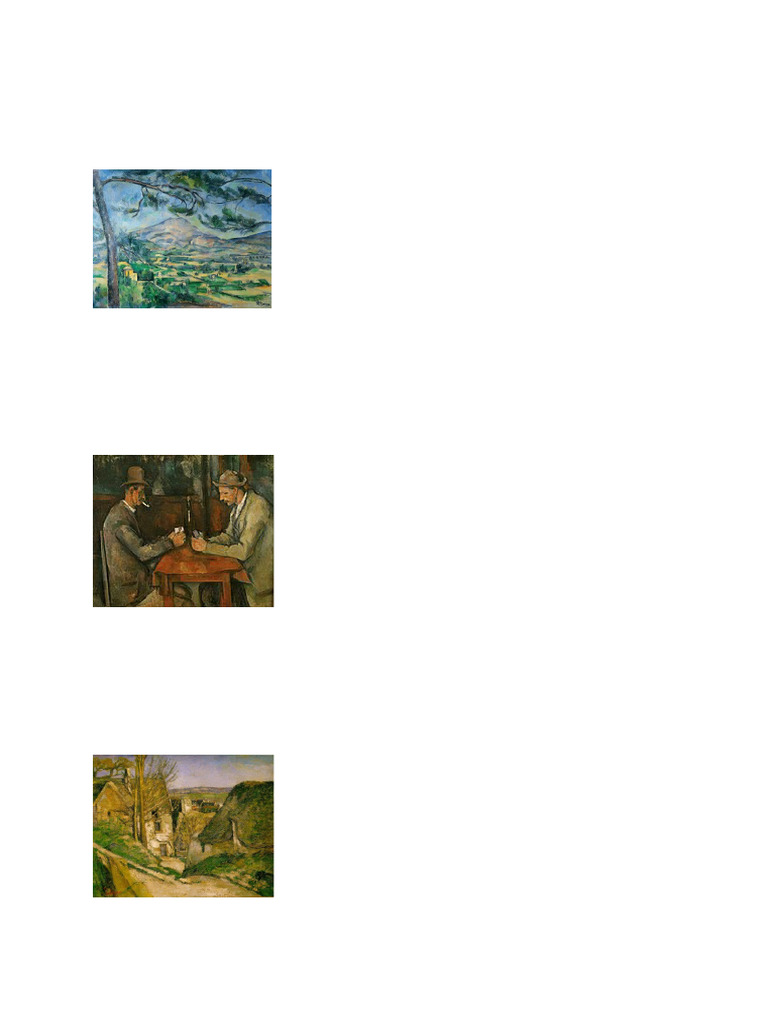 ar 3 obras de Paul Cezanne | PDF