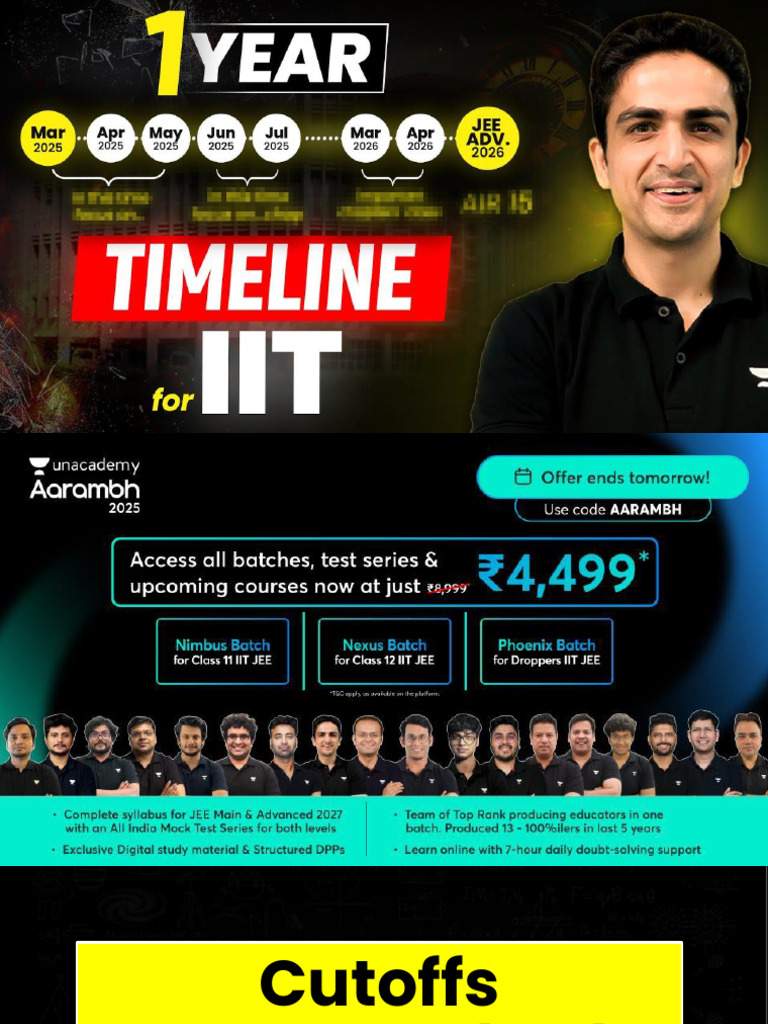 Arvind Kalia - 1 Year Roadmap To IIT (2025-26) | PDF | Chemistry | Chemical Equilibrium