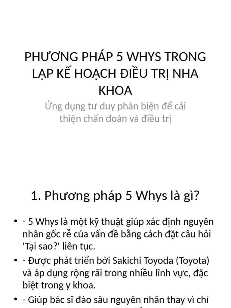 PhanTich 5whys NhaKhoa | PDF