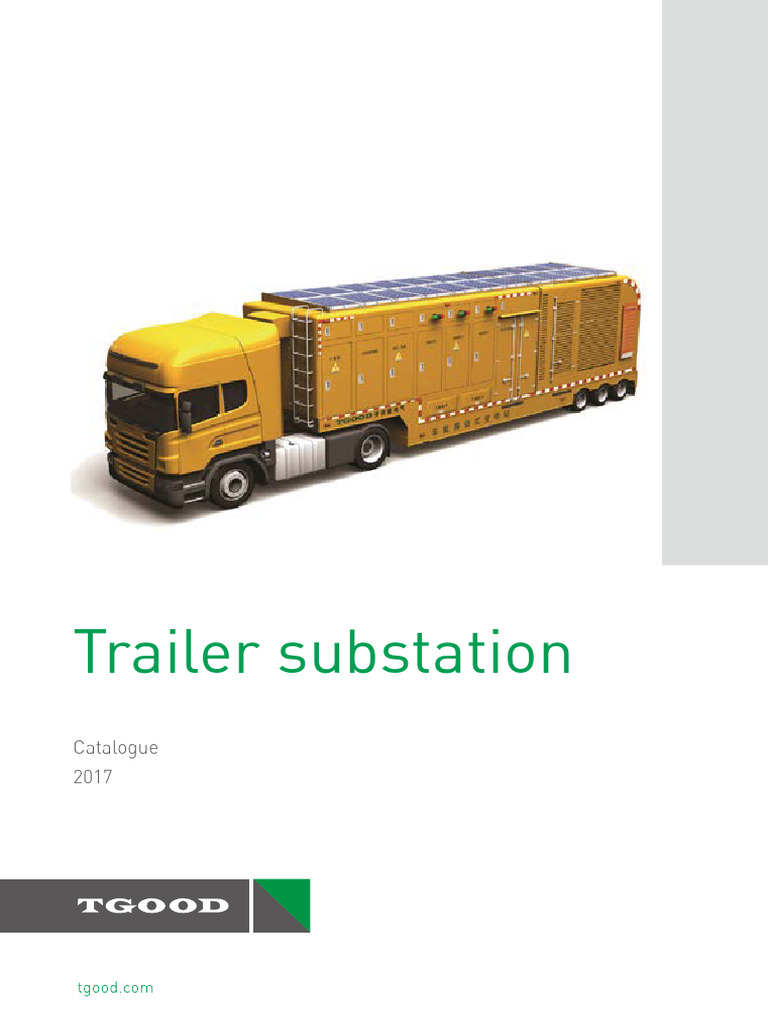 252kV Trailer Substation Catalogue Web | PDF | Transformer | Insulator ...