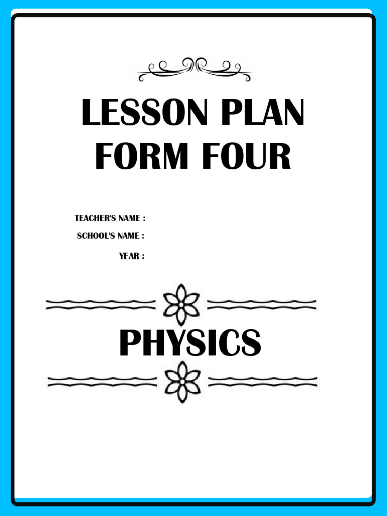 Form Four Physics | PDF