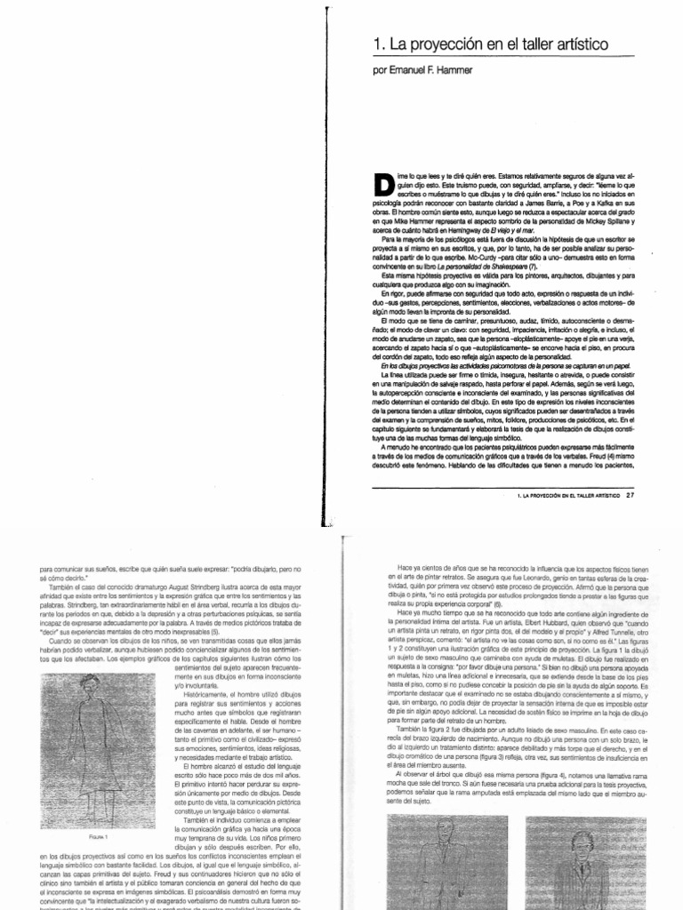 Tests Proyectivos Gráficos-Hammer-13-17 | PDF | Dibujo | Mente inconsciente