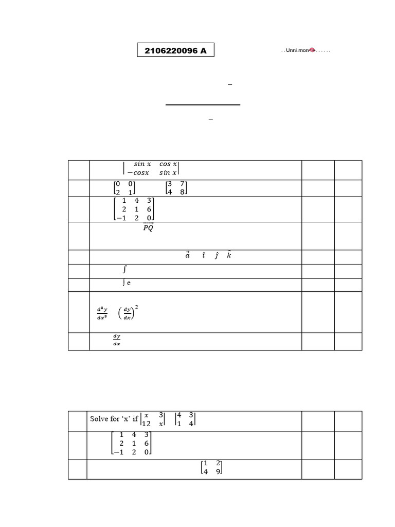 Mathematics II A22 R21 2002 | PDF | Applied Mathematics | Physics