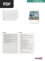 Genus-Agrim Single Phase Meter Specs | PDF | Relay | Modem