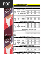 Tabla de Tallas de Playeras | PDF