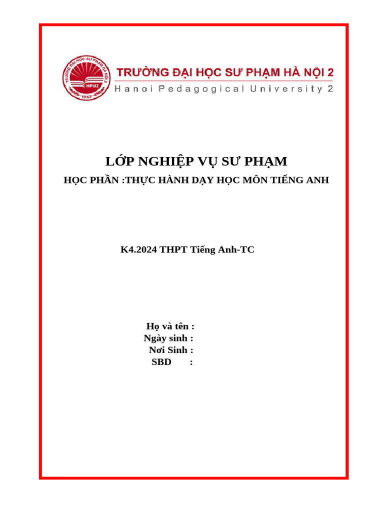 Bìa THPT | PDF