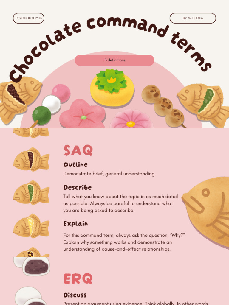 Chocolate Command Terms | PDF