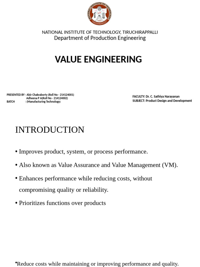 Value Engineering | PDF | Decision Making | Utility