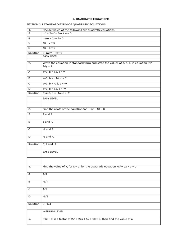 Finding k in Quadratic Equation Roots | PDF | Quadratic Equation | Speed