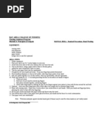 Hand Washing Guidelines, Procedure and Rubrics | PDF | Hand Washing | Hand