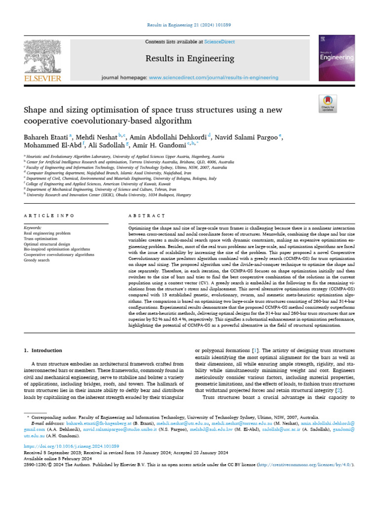 1 s2.0 S2590123024001129 Main | PDF | Mathematical Optimization ...