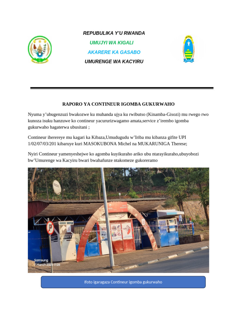 Contineur@Kinamba | PDF