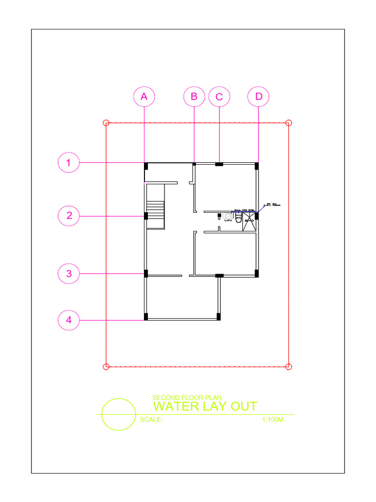 Second Floor Water Layout Plan | PDF