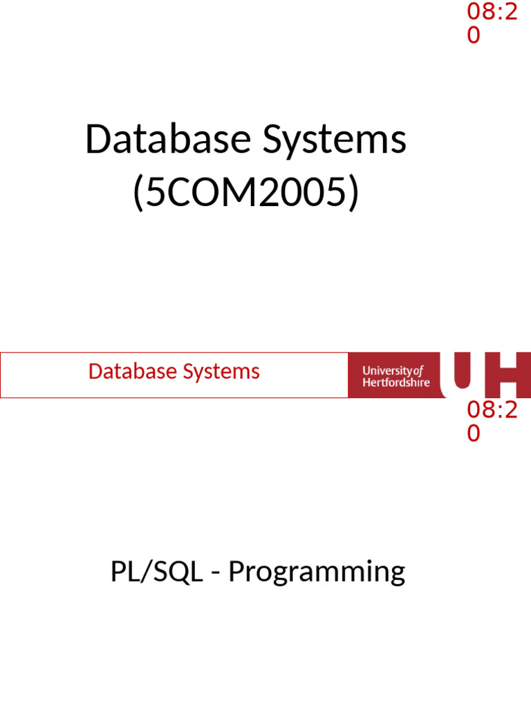 PL_SQL_BASIC_v2 | PDF | Pl/Sql | Control Flow