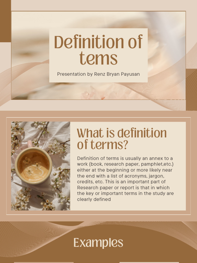 Definition of Tems | PDF
