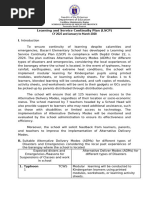 DepEd Learning and Service Continuity Plan | PDF | Internet