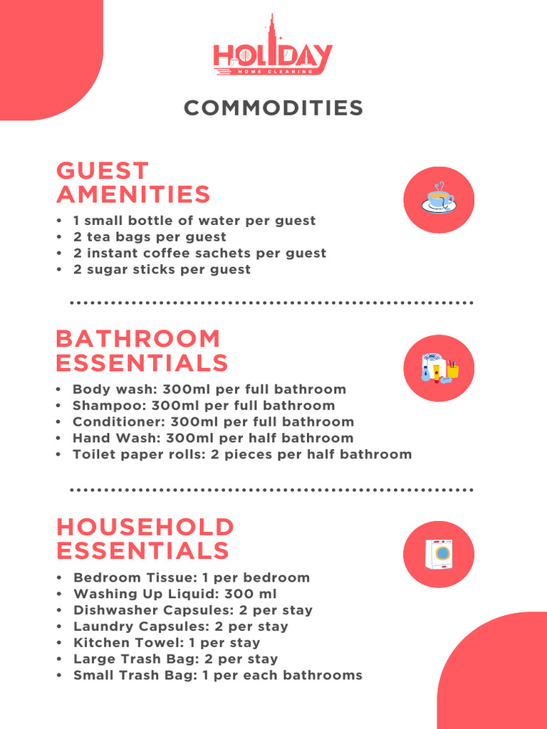Amenities List | PDF