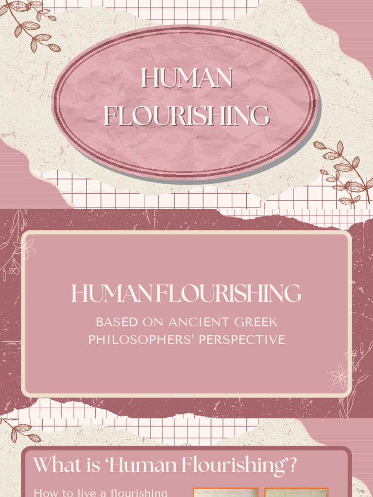 Understanding Human Flourishing Concepts | PDF | Virtue | Behavioural ...