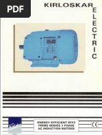Kirloskar Indus3 Motor Specifications | PDF | Electric Motor ...