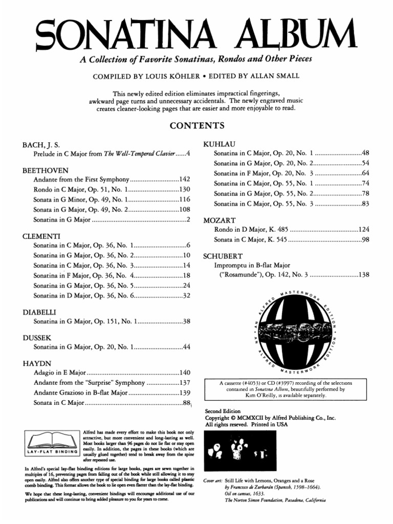 Sonatina Album 2 | PDF