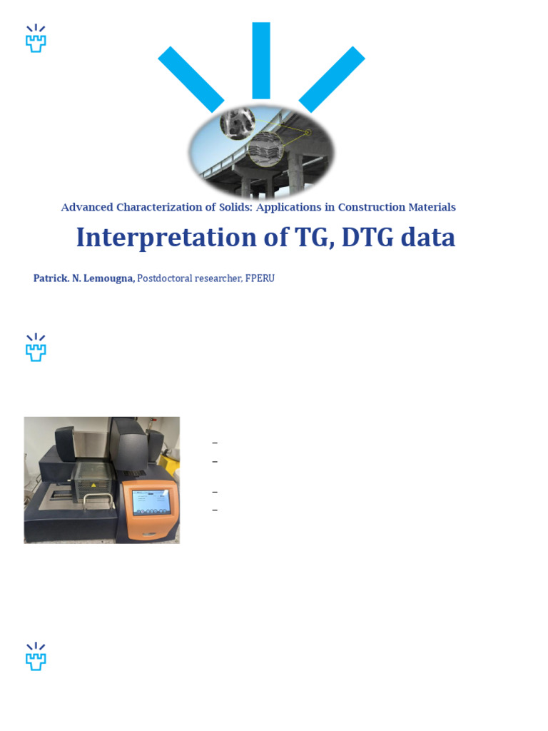 Interpretation of TG-DTG Data-P - 013558 | PDF | Differential Scanning ...
