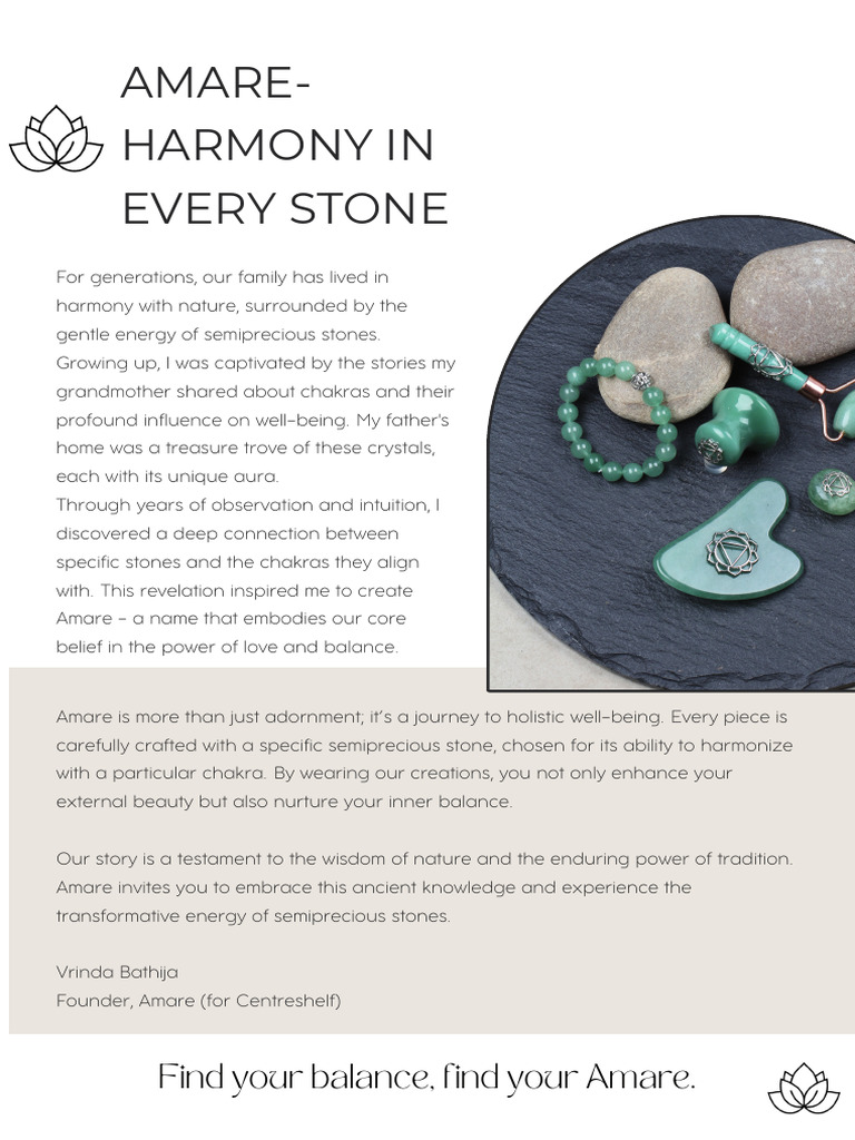 Amare Brand Document - Zoot | PDF | Chakra | Love