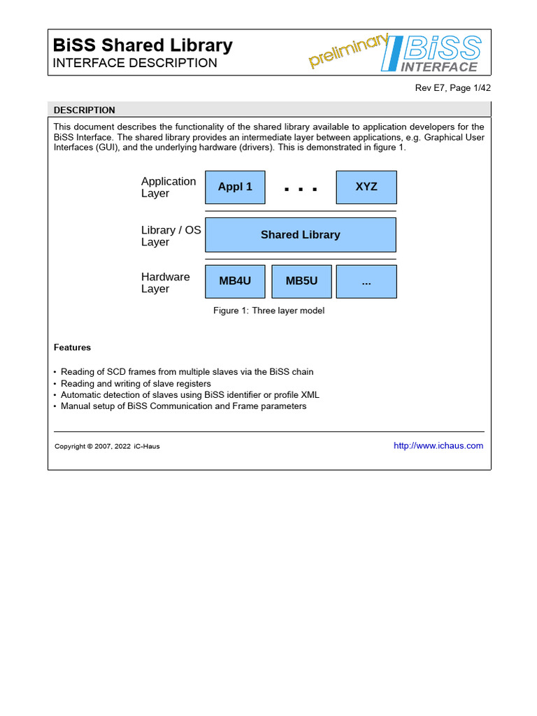 BISS 1SL Interfacemanual E7en | PDF | Pointer (Computer Programming ...