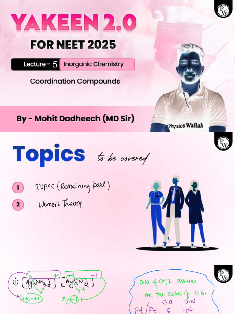 Coordination Compound 05 Class Notes-Invert | PDF