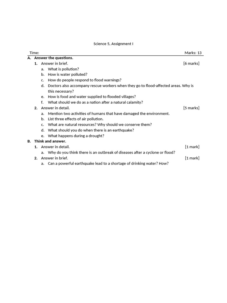 New Science Ahead - Class 5 - Chapter 16 Important Questions and ...