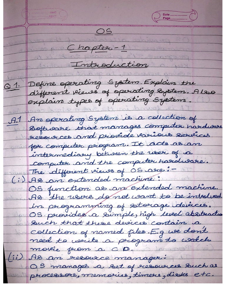 OS Question Bank Solution | PDF