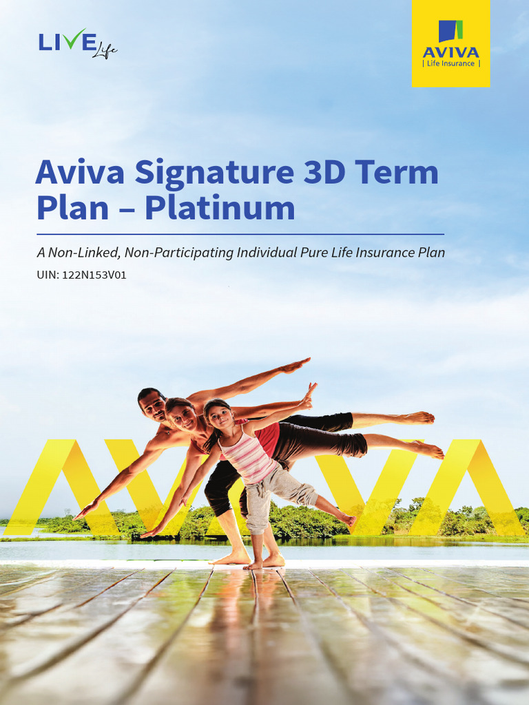 Aviva Signature 3D Term Plan - Platinum | PDF | Insurance | Life Insurance
