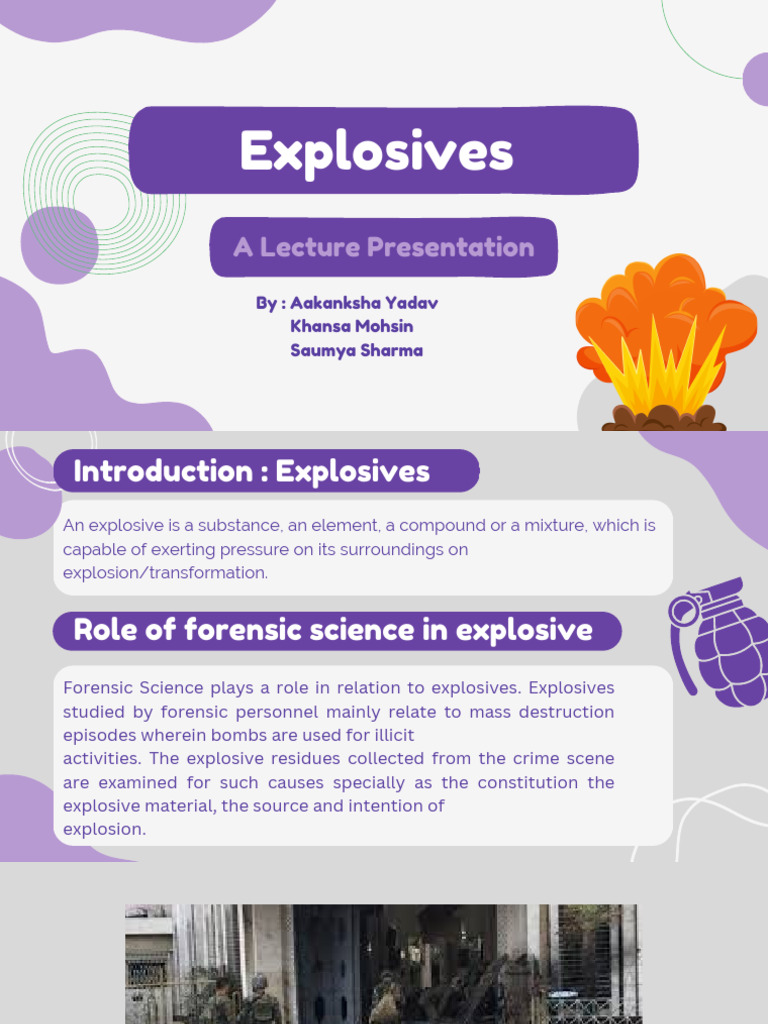 Explosives | PDF