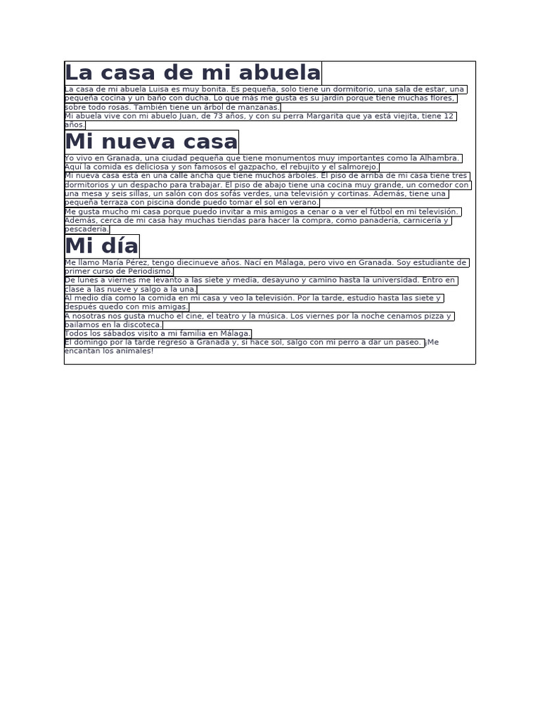 La Casa de Mi Abuela | PDF