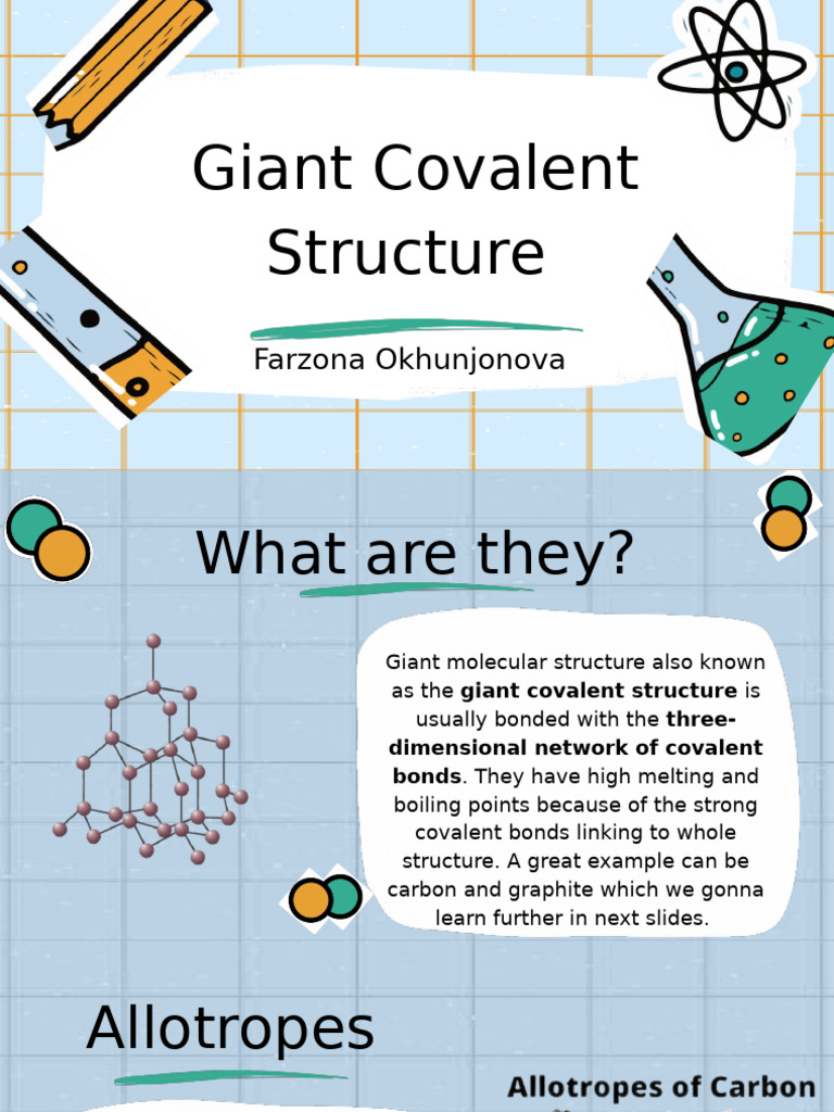 Giant Covalent Structure | PDF | Carbon | Covalent Bond