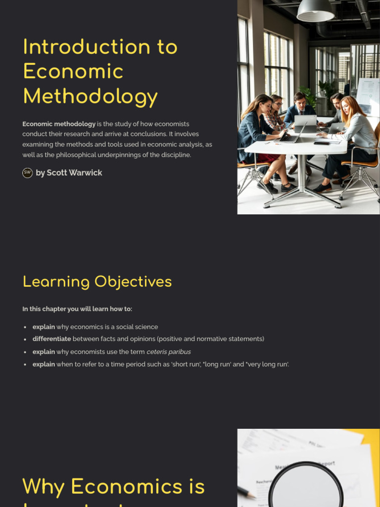Y12 U1C2 Economic Methodology | PDF | Economics | Economies