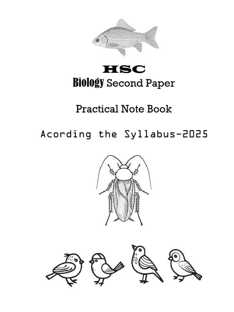 B. Zoology Practical Notebook | PDF