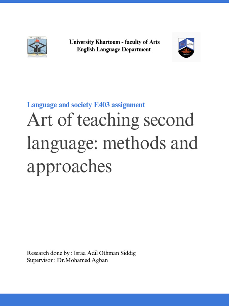 Effective Methods for Teaching Languages | PDF | Language Education ...
