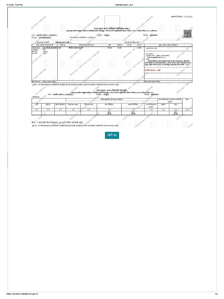 Mahabhulekh v2.0 | PDF