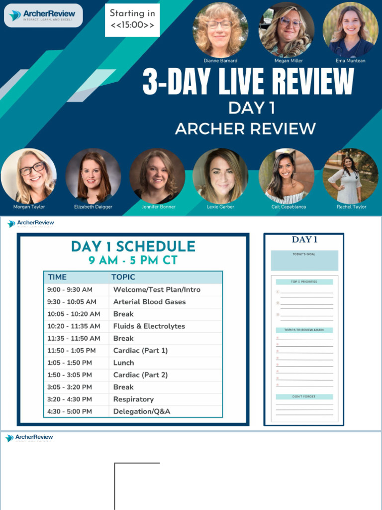 DAY 1 ARCHER | PDF | Medical Emergencies | Metabolic Disorders