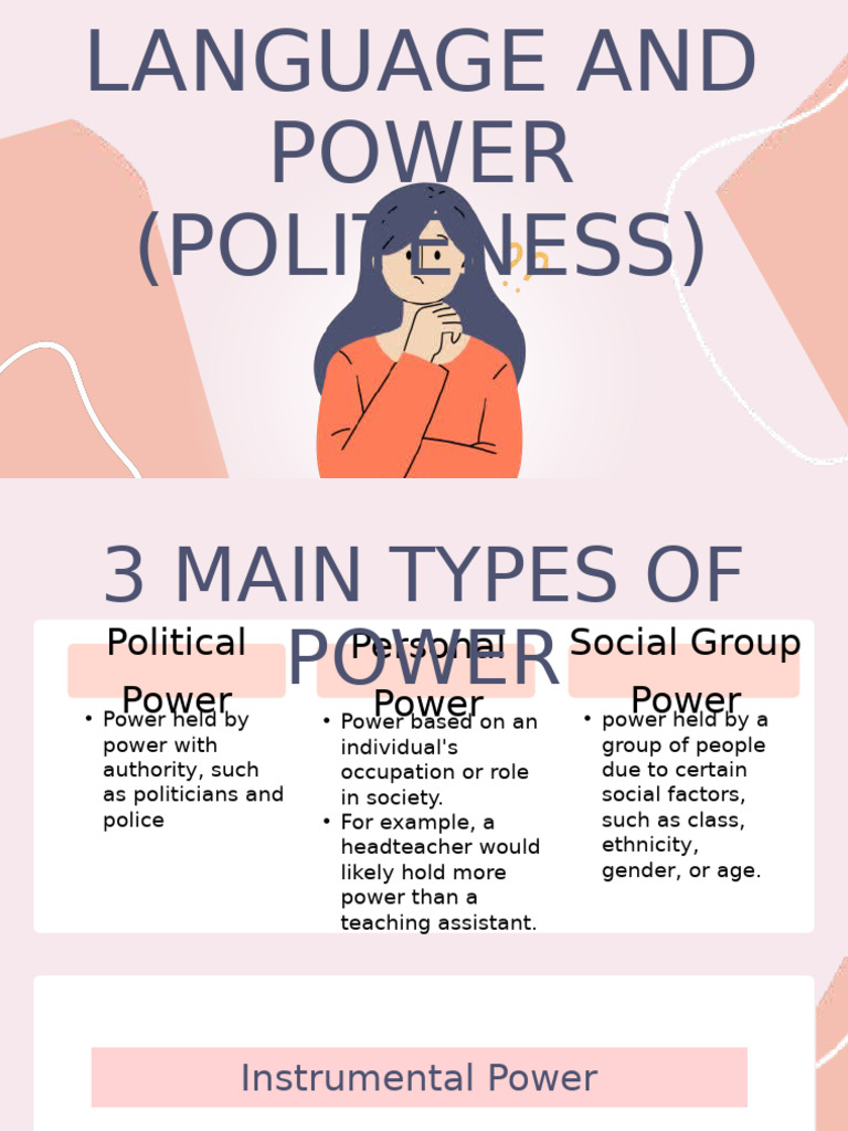 Language and Power: Theories and Examples | PDF | Grammar | Linguistic ...