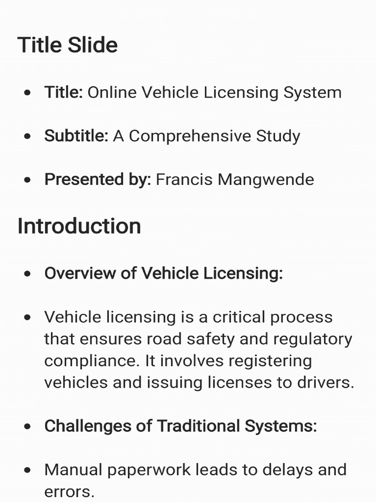 Online Licensing System | PDF