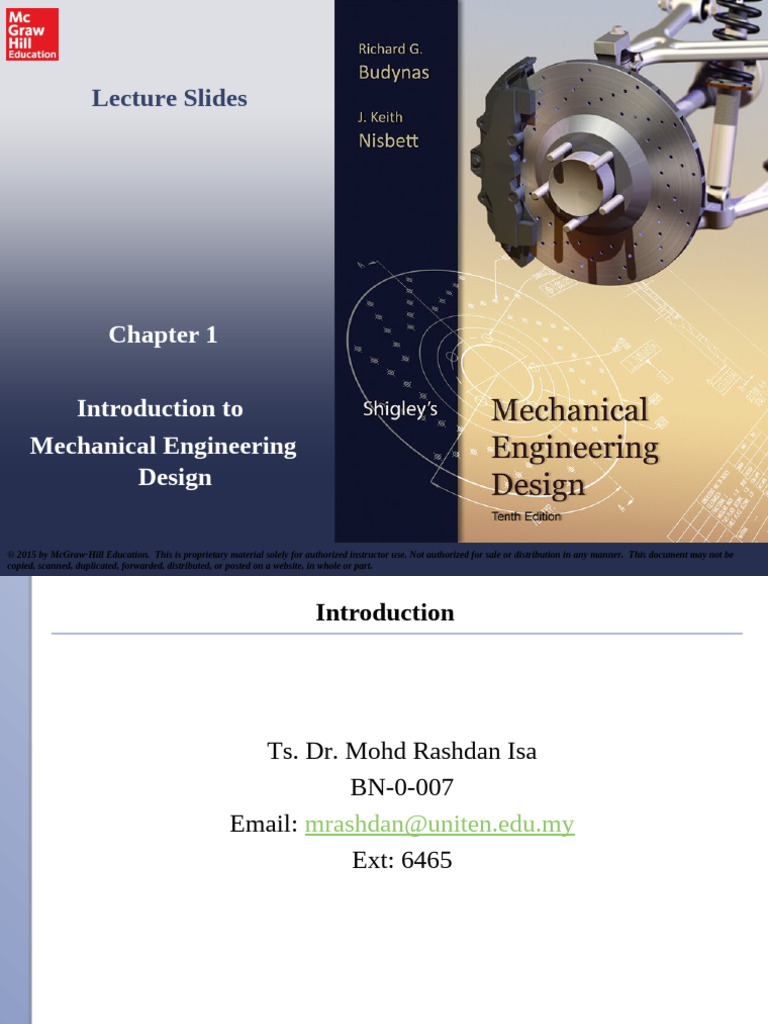 Chapter 1 - Intro | PDF | Engineering | Mechanical Engineering