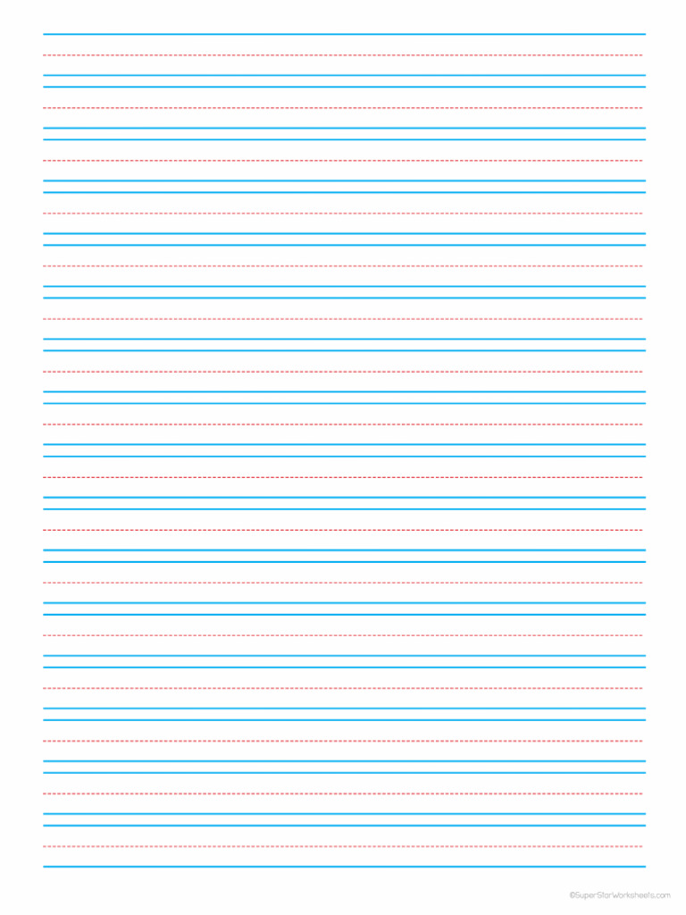 Handwriting Paper Half Inch C | PDF